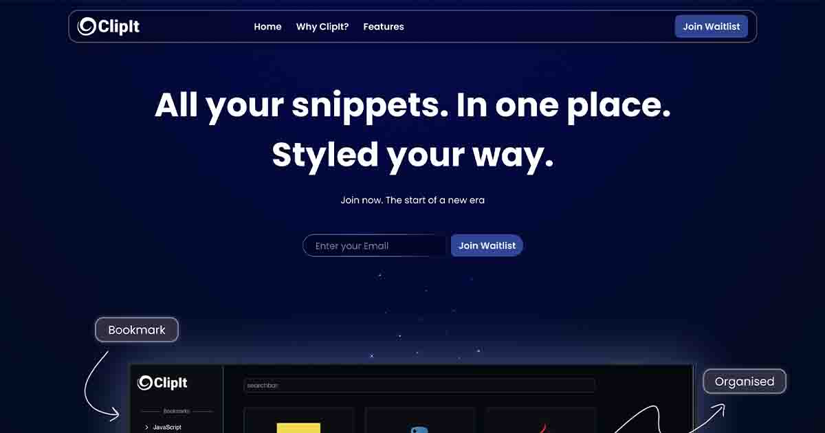 ClipIt - Your Code Snippet Manager